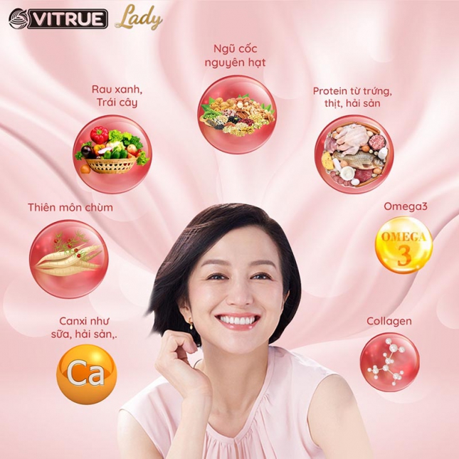 Vitrue Lady tăng sinh nội tiết tố nữ Estrogen tự nhiên